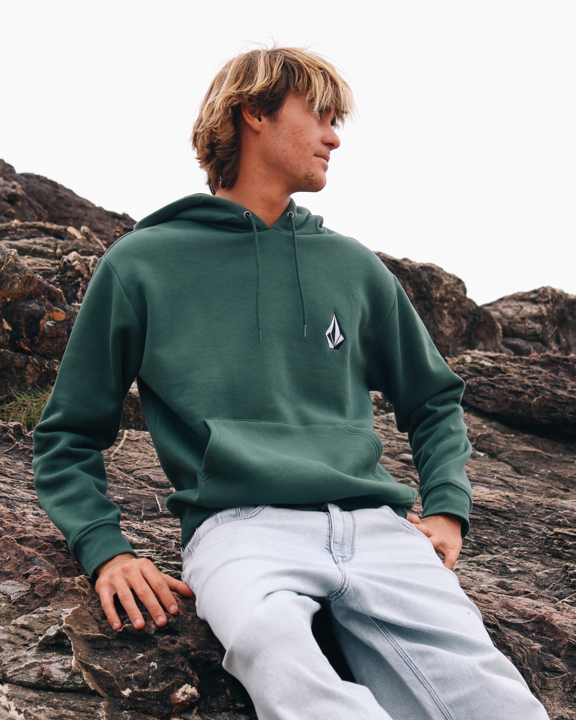 Buy Mens Vologo Pullover Hoodie by volcom | Amazon Surf NZ