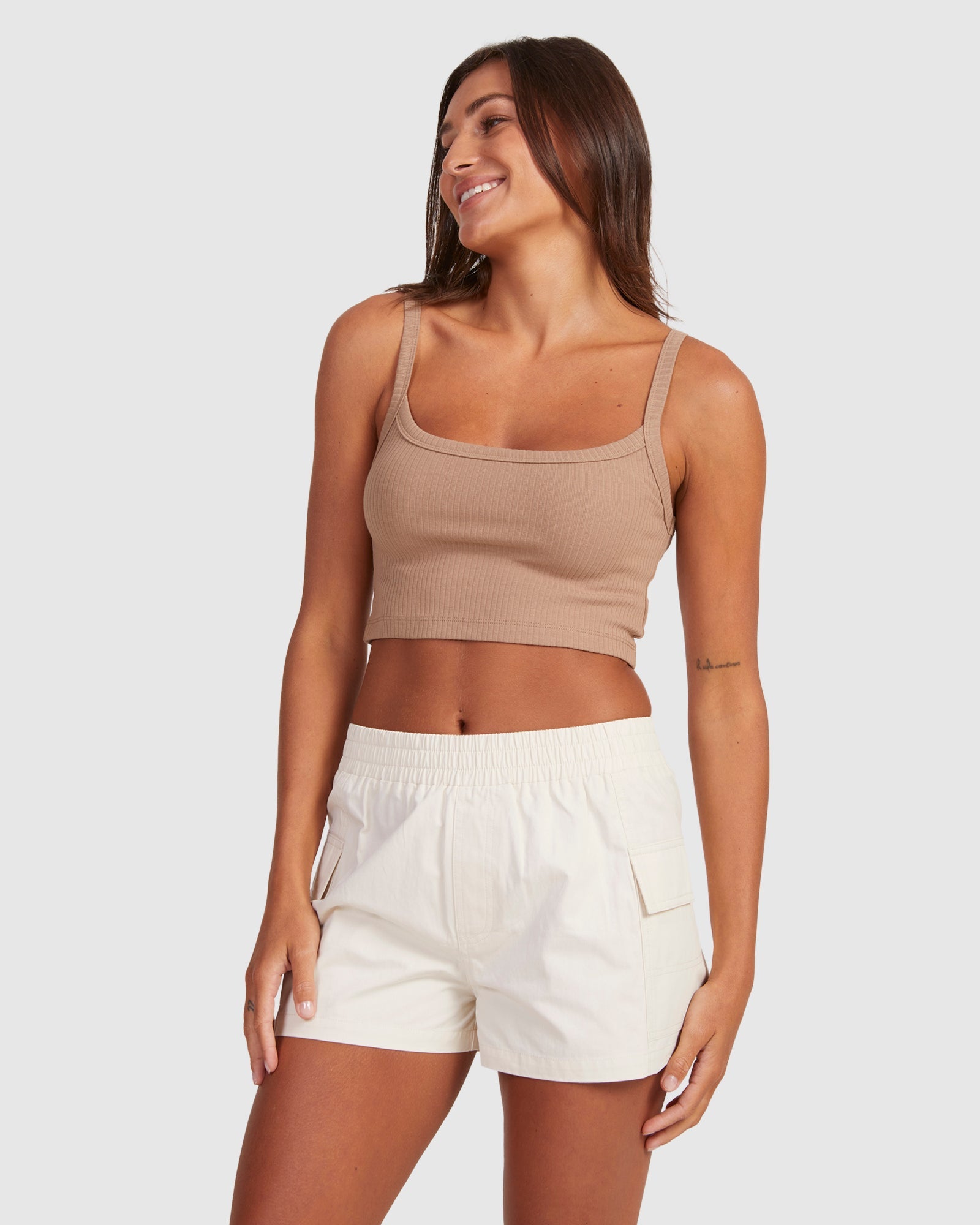 Buy WOMENS FLASHBACK CROP TANK TOP by Spare | Amazon Surf NZ