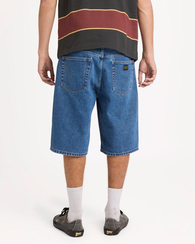 Buy Mens Dayshift Denim Shorts by rvca | Amazon Surf NZ