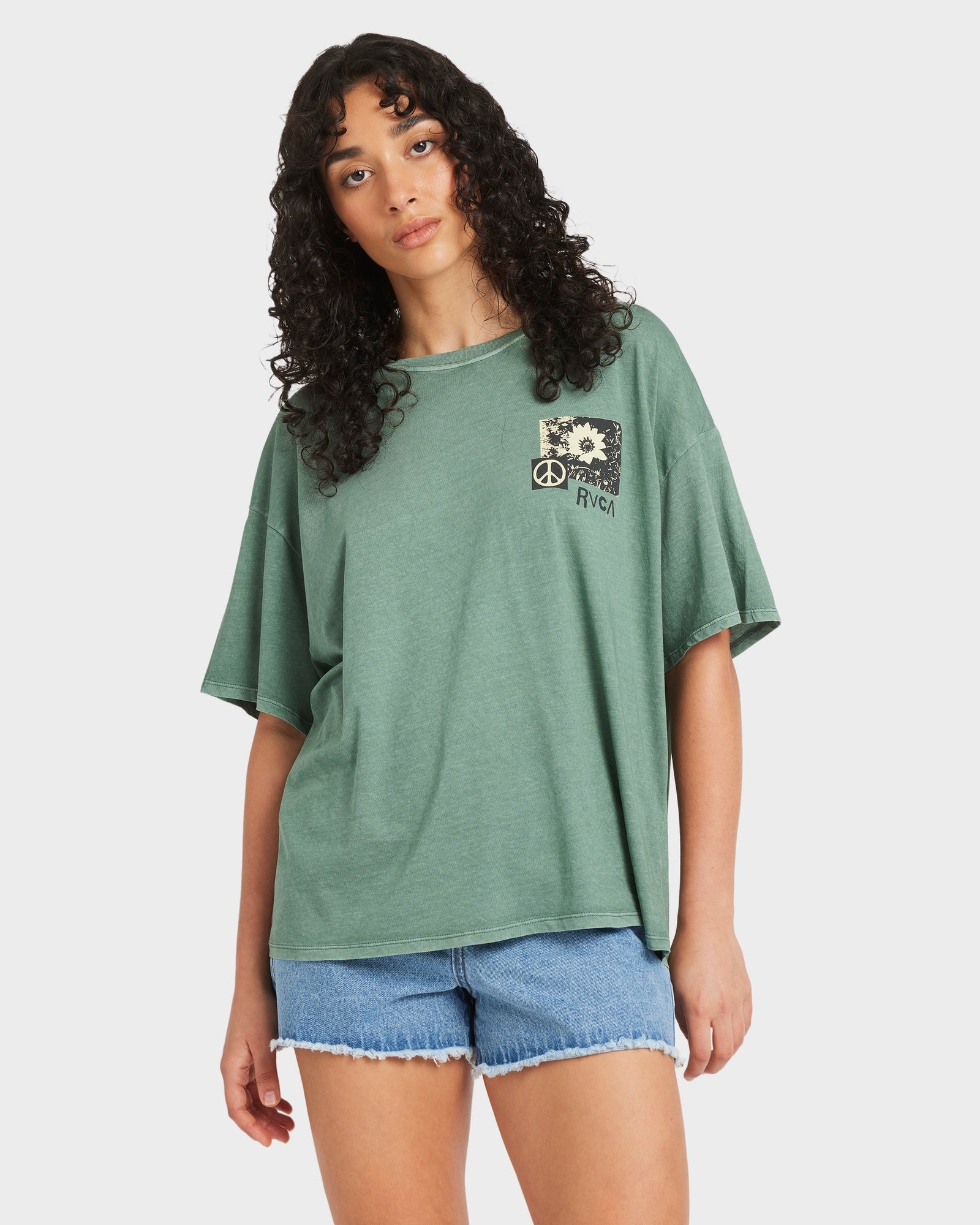 Buy Womens Baggie II T-Shirt by RVCA | Amazon Surf NZ