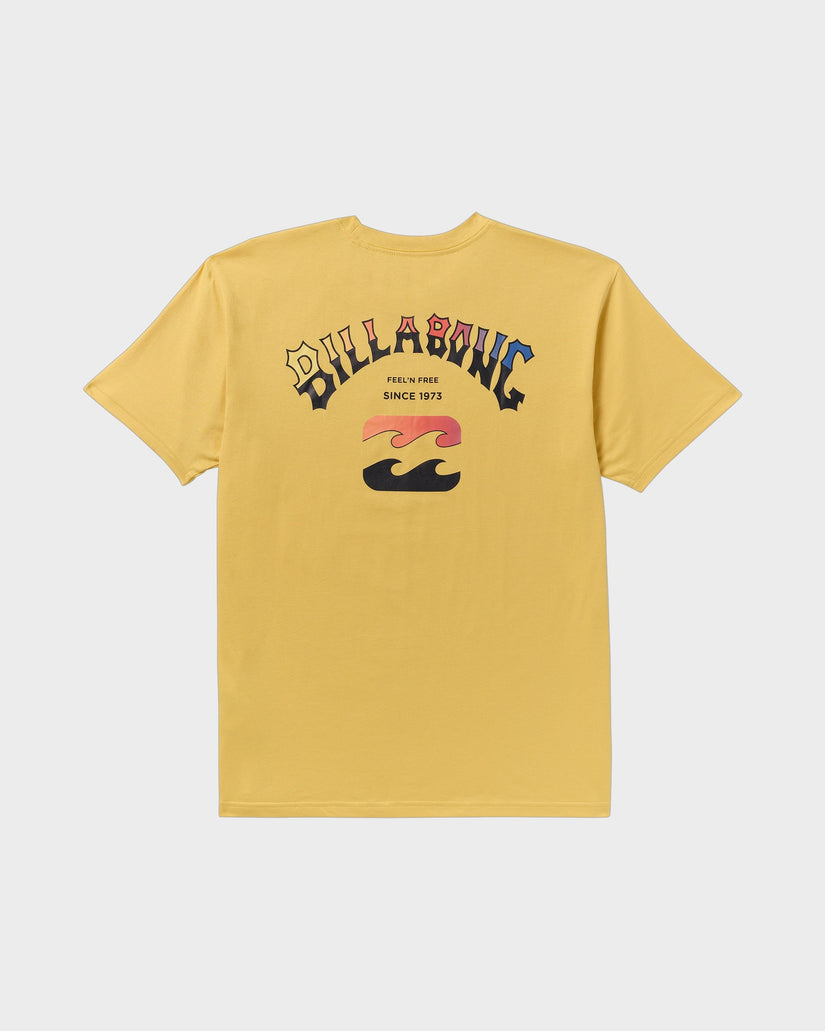 Buy Mens Arch Fade Premium T-Shirt by BILLABONG | Amazon Surf NZ