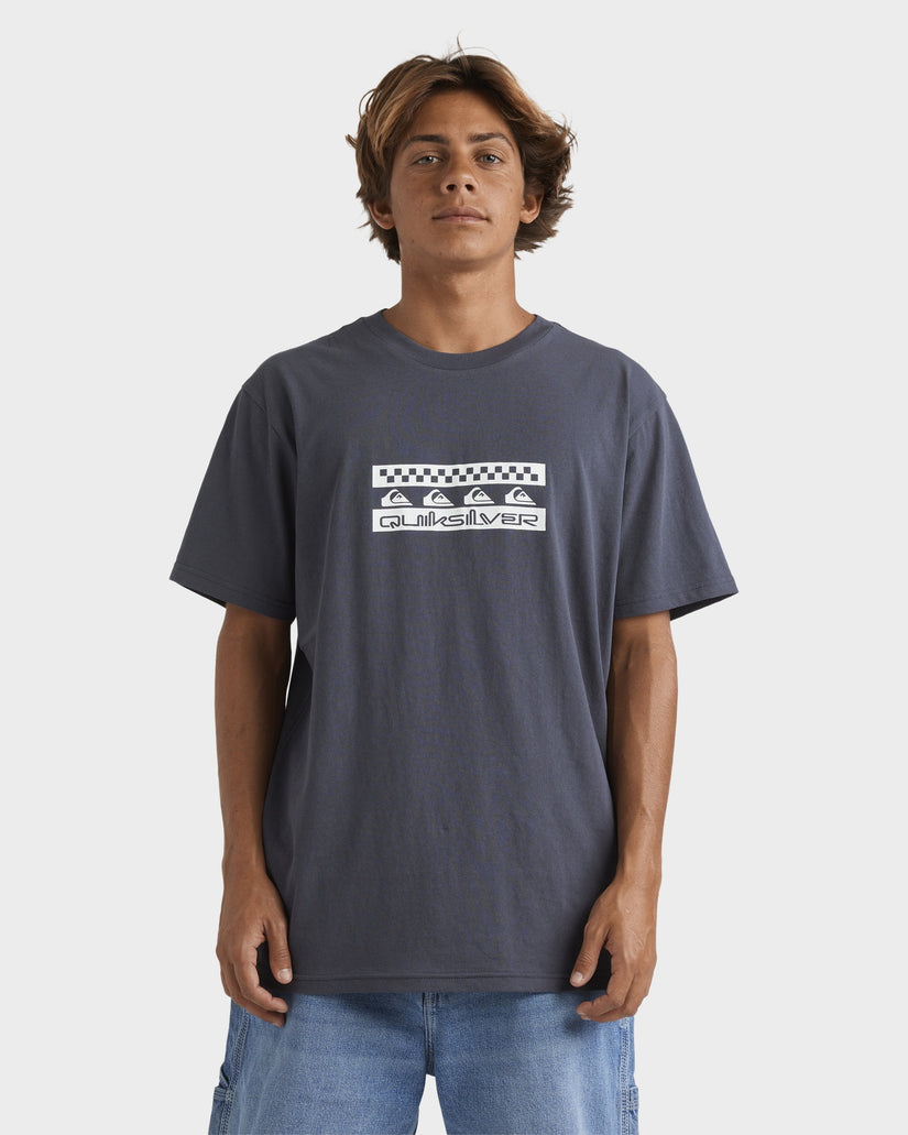 Buy Mens Comp Check T-Shirt by quiksilver | Amazon Surf NZ