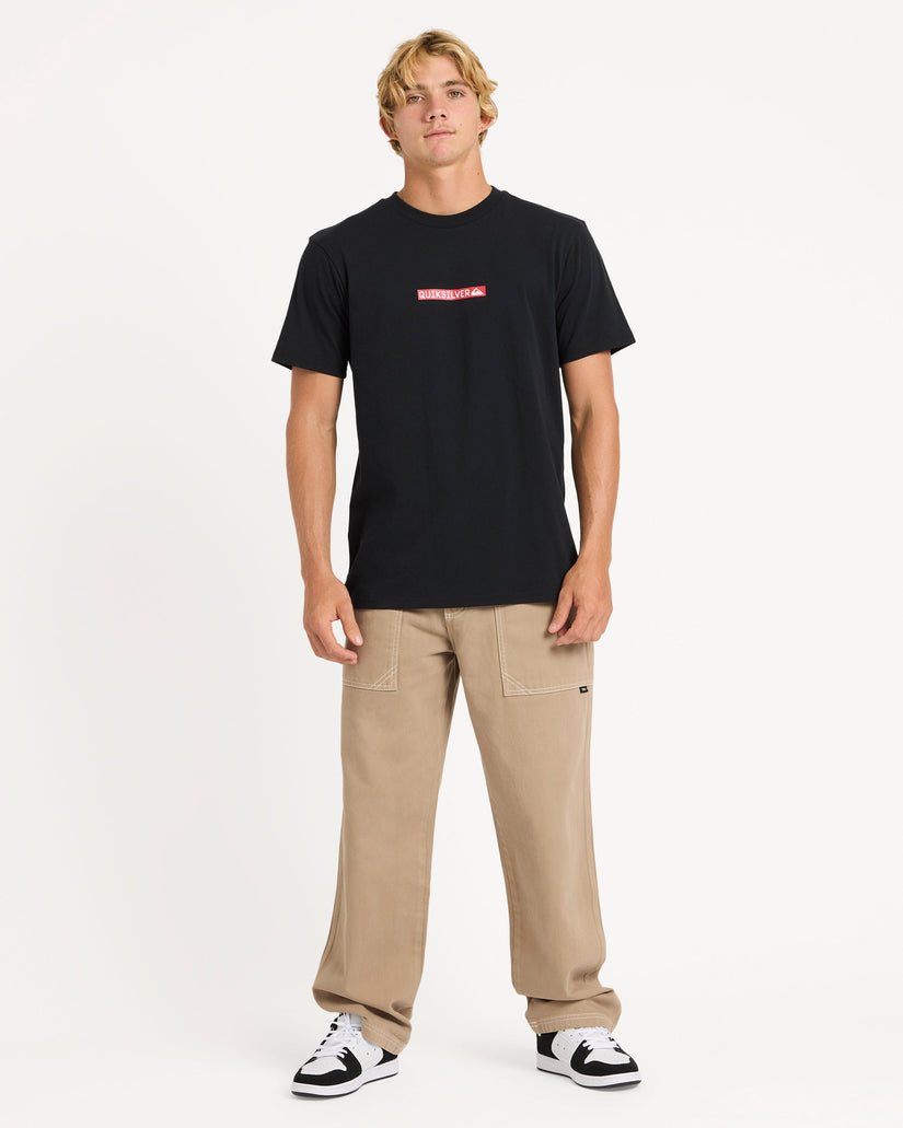 Buy Mens Clicker Logo T-Shirt by quiksilver | Amazon Surf NZ