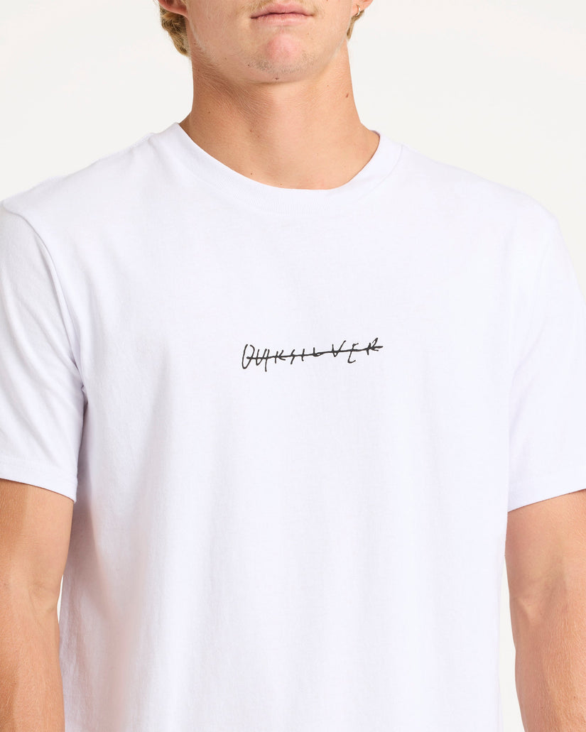 Buy Mens Qs Rushed Logo T-Shirt by quiksilver | Amazon Surf NZ