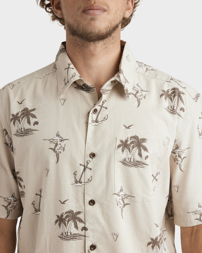 Buy Mens Horizon Haze Short Sleeve Shirt by quiksilver | Amazon Surf NZ