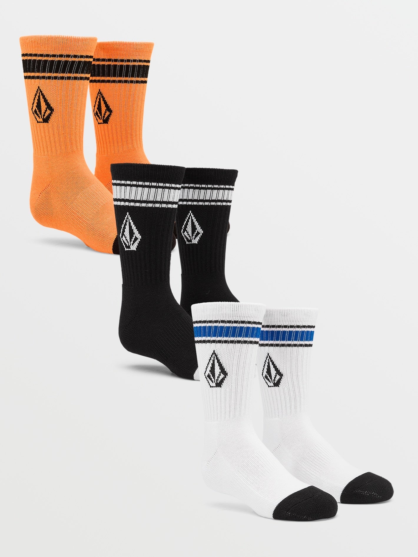 Buy Boys Fullstone Multipack Crew Socks by volcom | Amazon Surf NZ