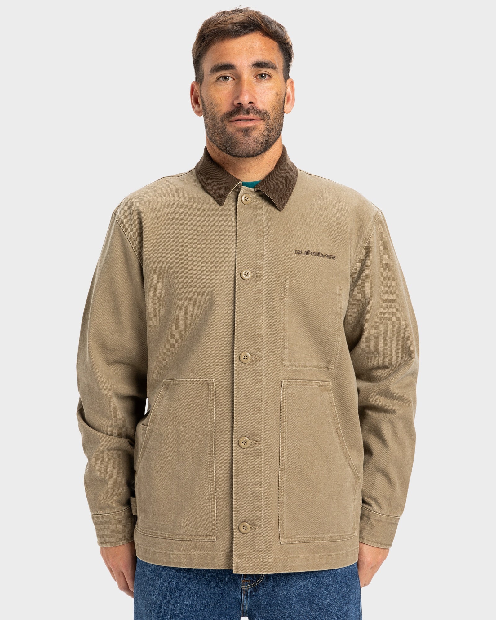 Buy Mens Surf Buttoned Casual Jacket by Quiksilver | Amazon Surf NZ