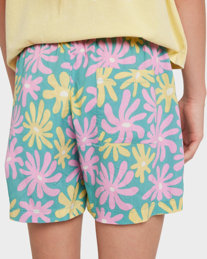 Buy Girls 8-16 Lekeito Break Printed Elastic Waist Shorts by Roxy ...