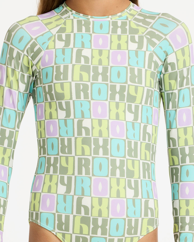 Buy Girls 6-16 Letter Up Rash Vest by roxy | Amazon Surf NZ