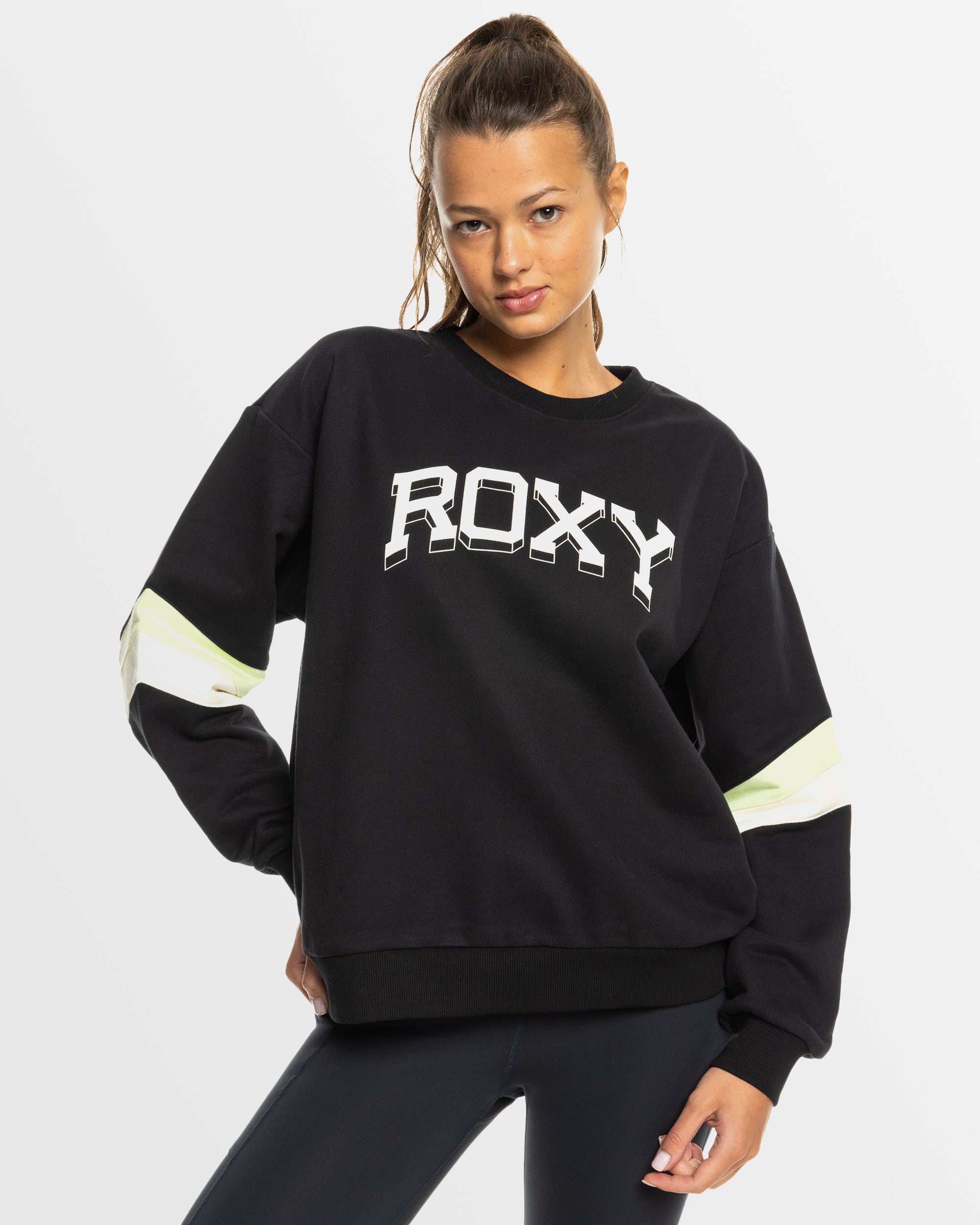 Buy Womens Essential Energy Crew Neck by Roxy | Amazon Surf NZ