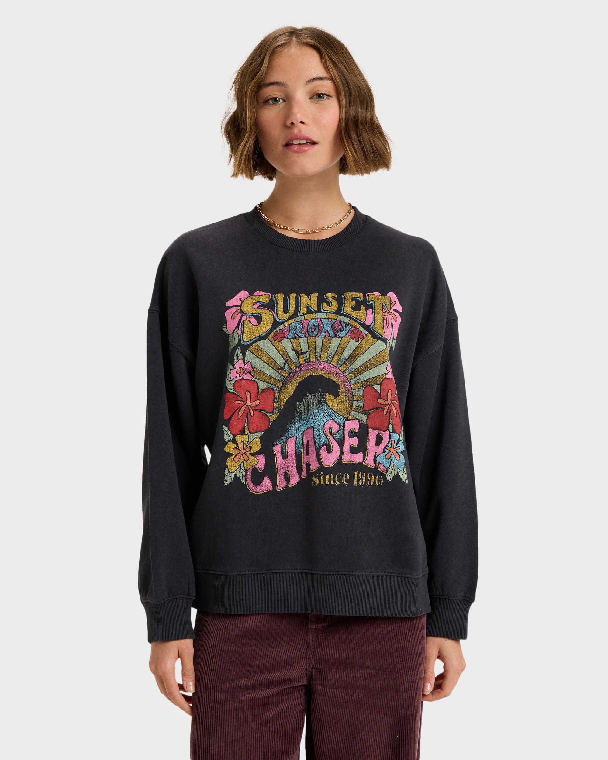 Buy Womens Lineup Crew Neck by Roxy | Amazon Surf NZ
