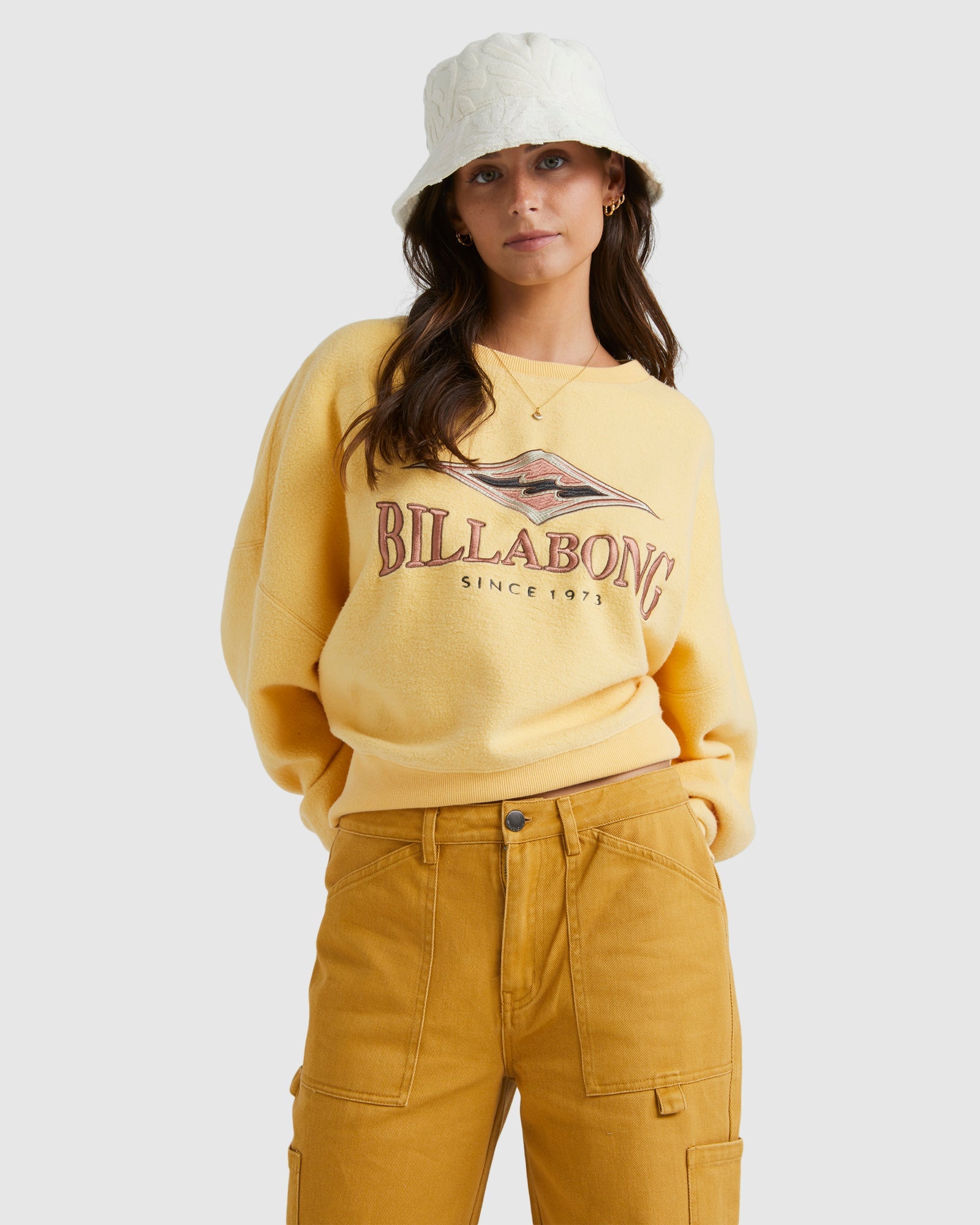 Buy Womens Across Waves Cabo Crew Neck by Billabong | Amazon Surf NZ