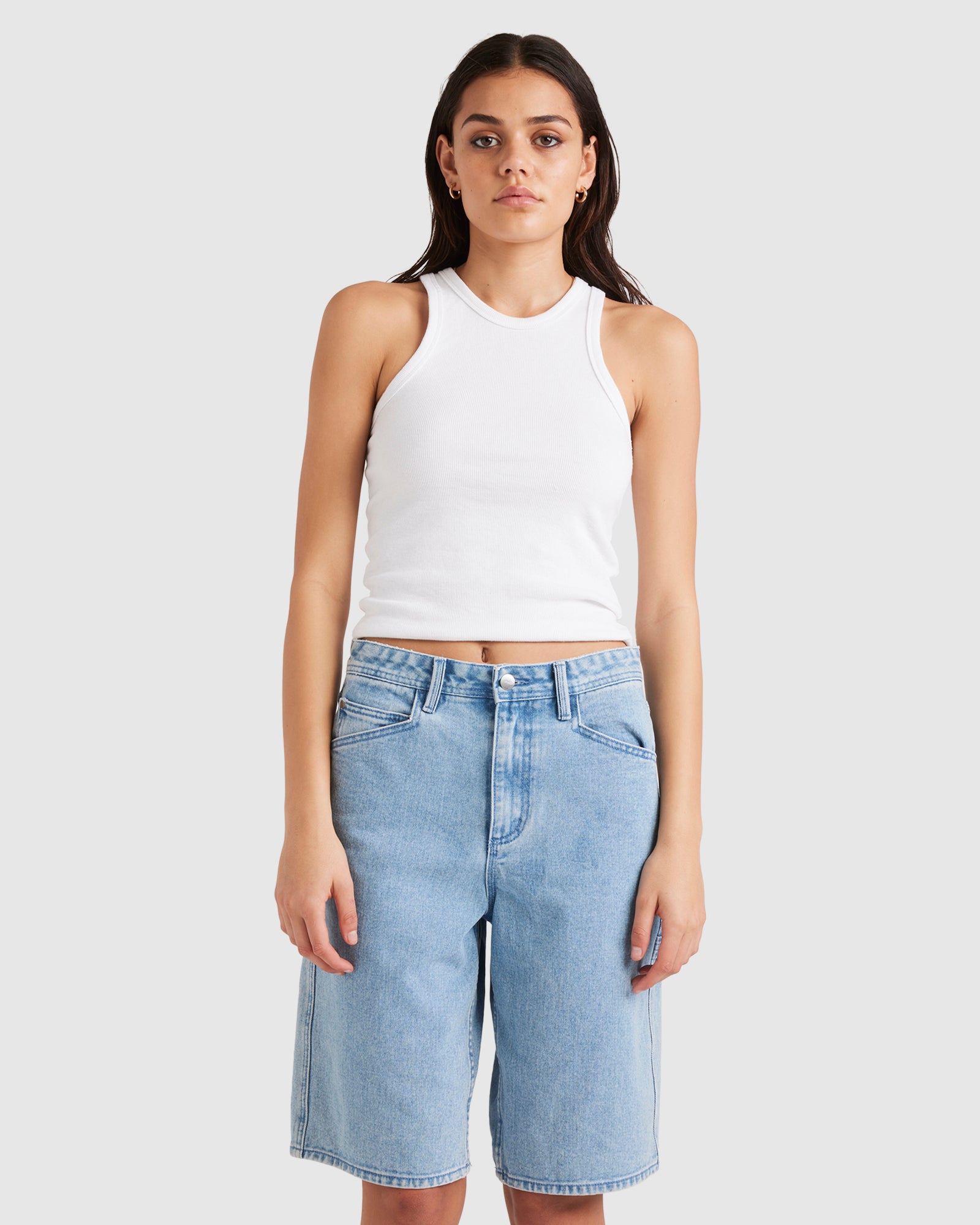 Buy Womens Chainmail Denim Shorts by RVCA | Amazon Surf NZ