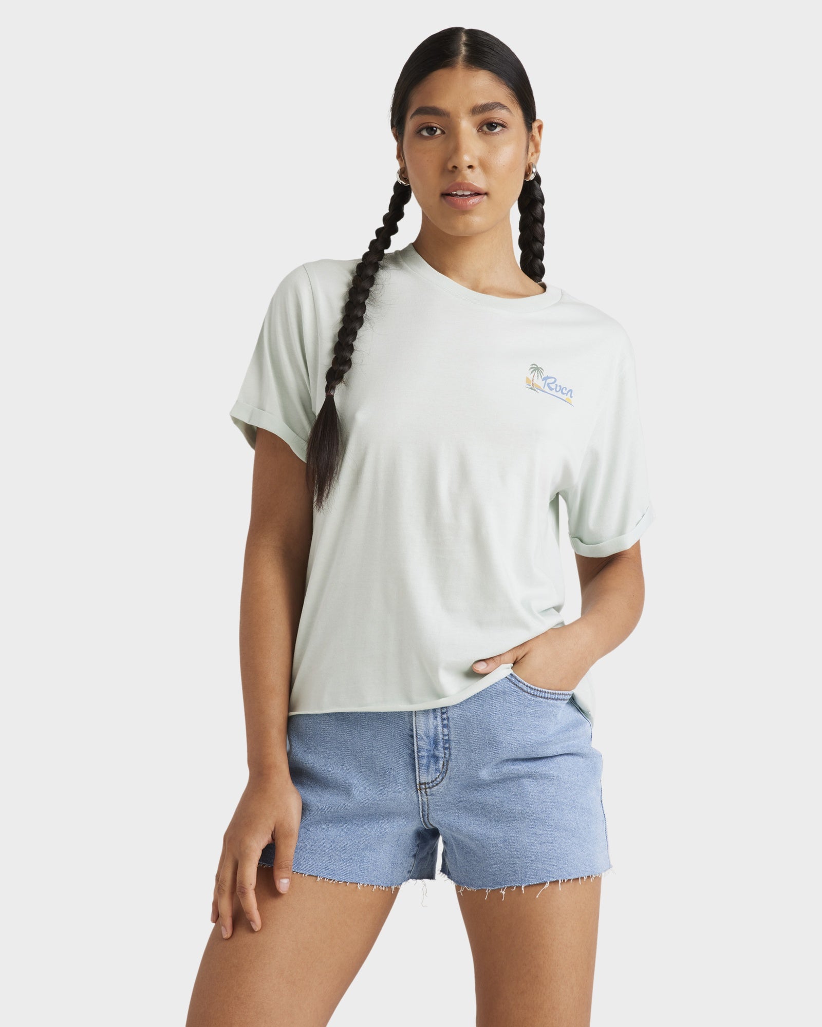Buy Womens Sunset T-Shirt by RVCA | Amazon Surf NZ