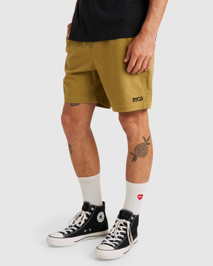 Buy Mens Escape Elastic Exotica Walkshorts by RVCA | Amazon Surf NZ