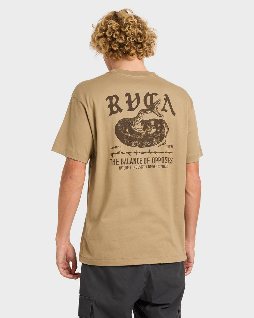Buy Mens Venom Bite T-Shirt by rvca | Amazon Surf NZ