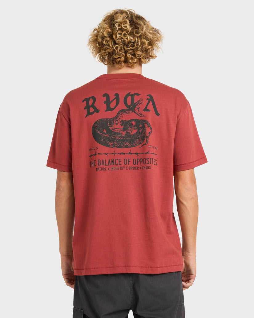Buy Mens Venom Bite T-Shirt by rvca | Amazon Surf NZ